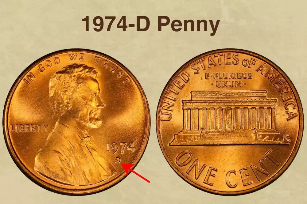 1974 Penny Value (Errors List, "D", "S" & No Mint Mark Worth) - CoinValueChecker