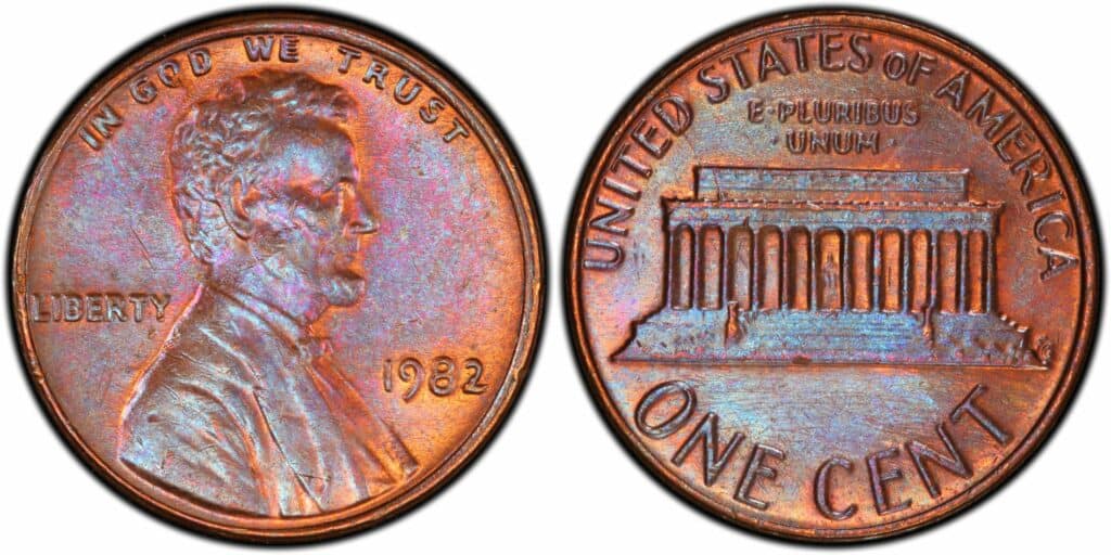 1982 Penny Value: “D”, “S”, No mint mark, Rare Error Coin