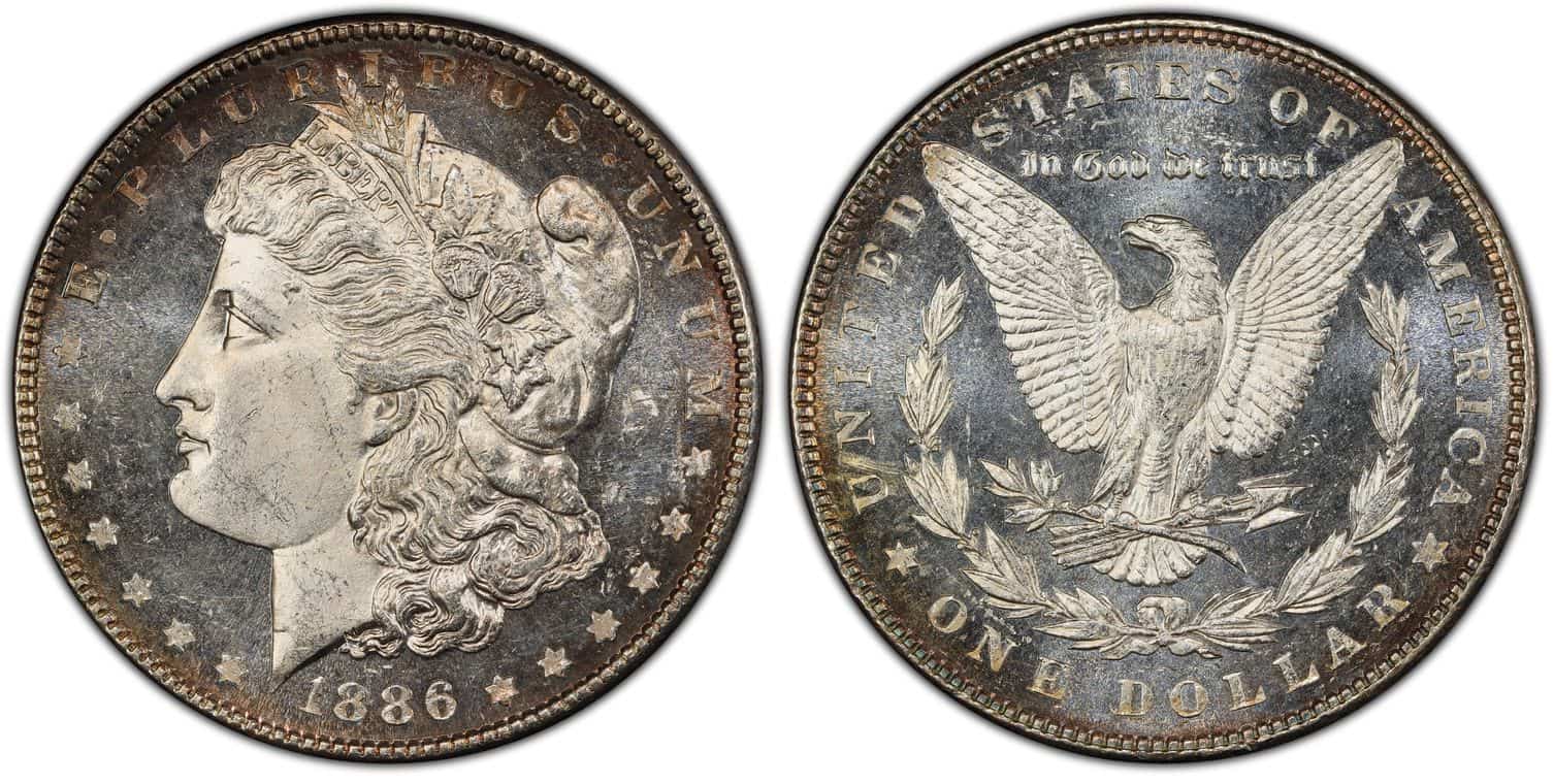 1886 Morgan Silver Dollar Value (Price Chart, Error List, History ...
