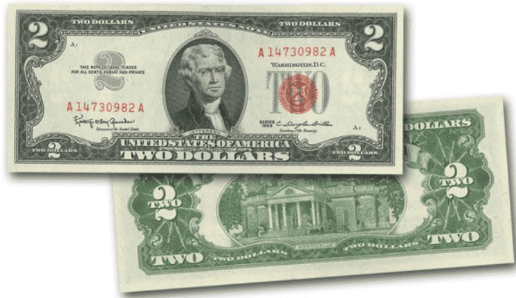 1963 $2 Bill Value: How Much is "Non-Star" and "Star" Red Seal Worth?