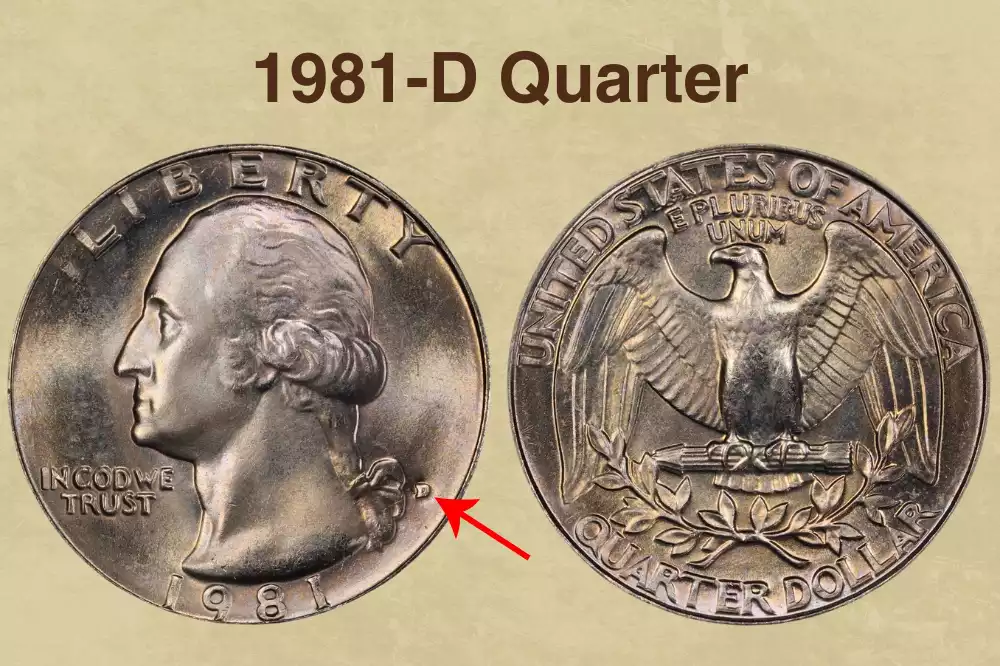 1981 Quarter Coin Value (Errors List, "D", "S" & "P" Mint Mark Worth ...
