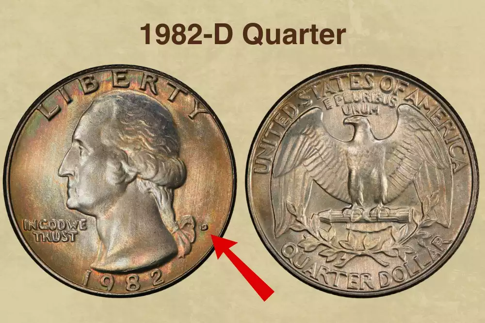 1982 Quarter Coin Value (Errors List, "D", "S" & "P" Mint Mark Worth ...