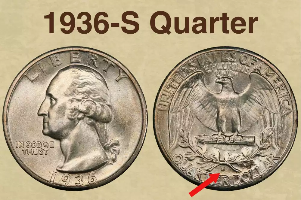 1936 Quarter Coin Value (Errors List, "D", "S" & No Mint Mark Worth ...