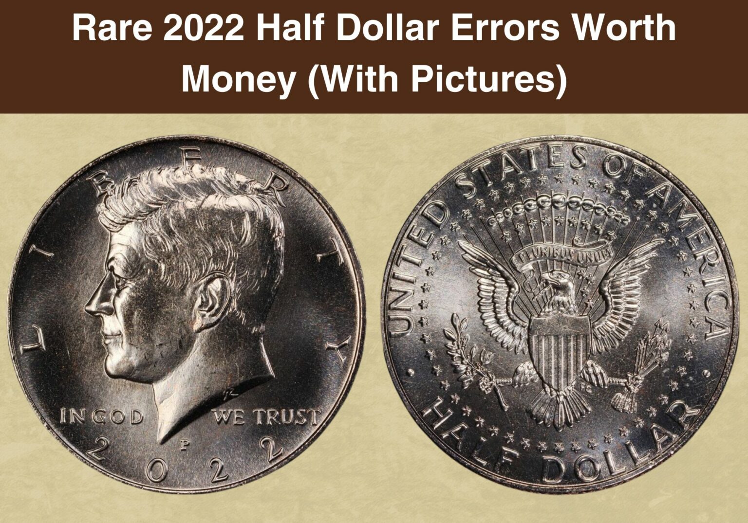 1958 Half Dollar Coin Value (Errors List, "D" & No Mint Mark Worth) - CoinValueChecker.com