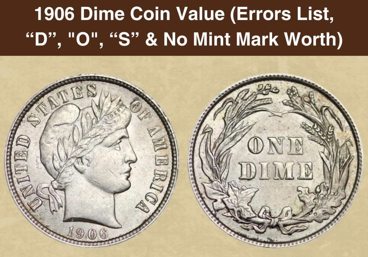 1967 Dime Coin Value (Errors List & No Mint Mark Worth) - CoinValueChecker.com