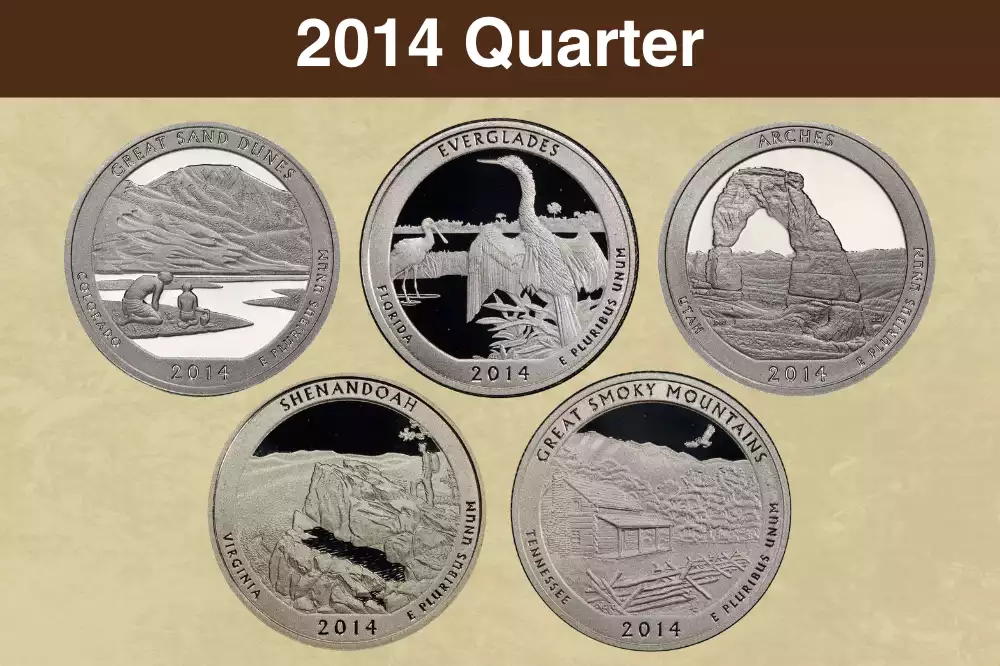 2014 Quarter Coin Value (Errors List, "D", "S" & "P" Mint Mark Worth ...